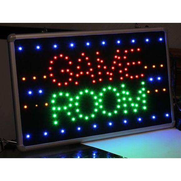 Game Room | Art | Game Room 3 X 8 Light Up Sign | Poshmark